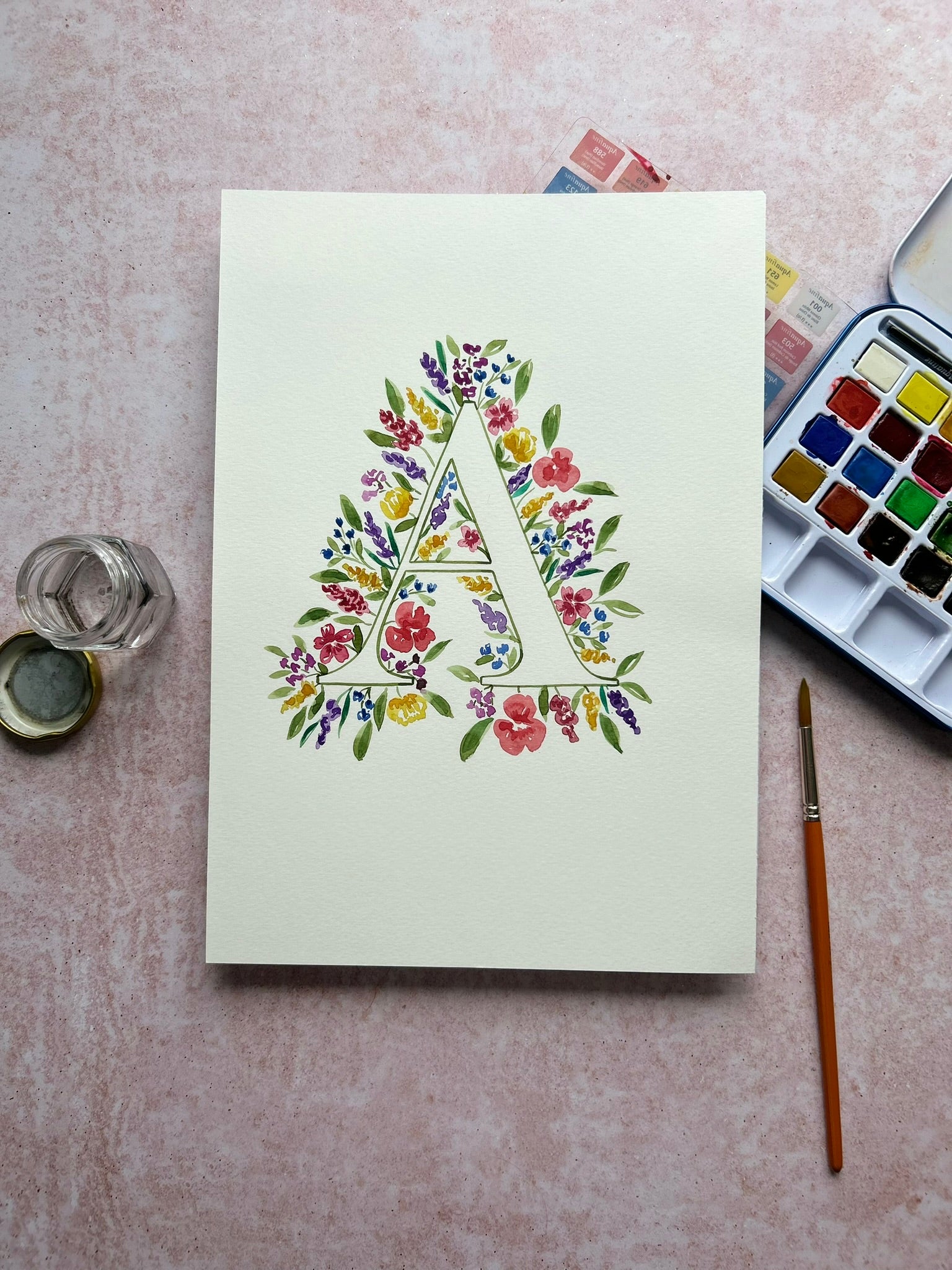 Watercolour Workshop in Hampshire | Alison Jane Calligraphy